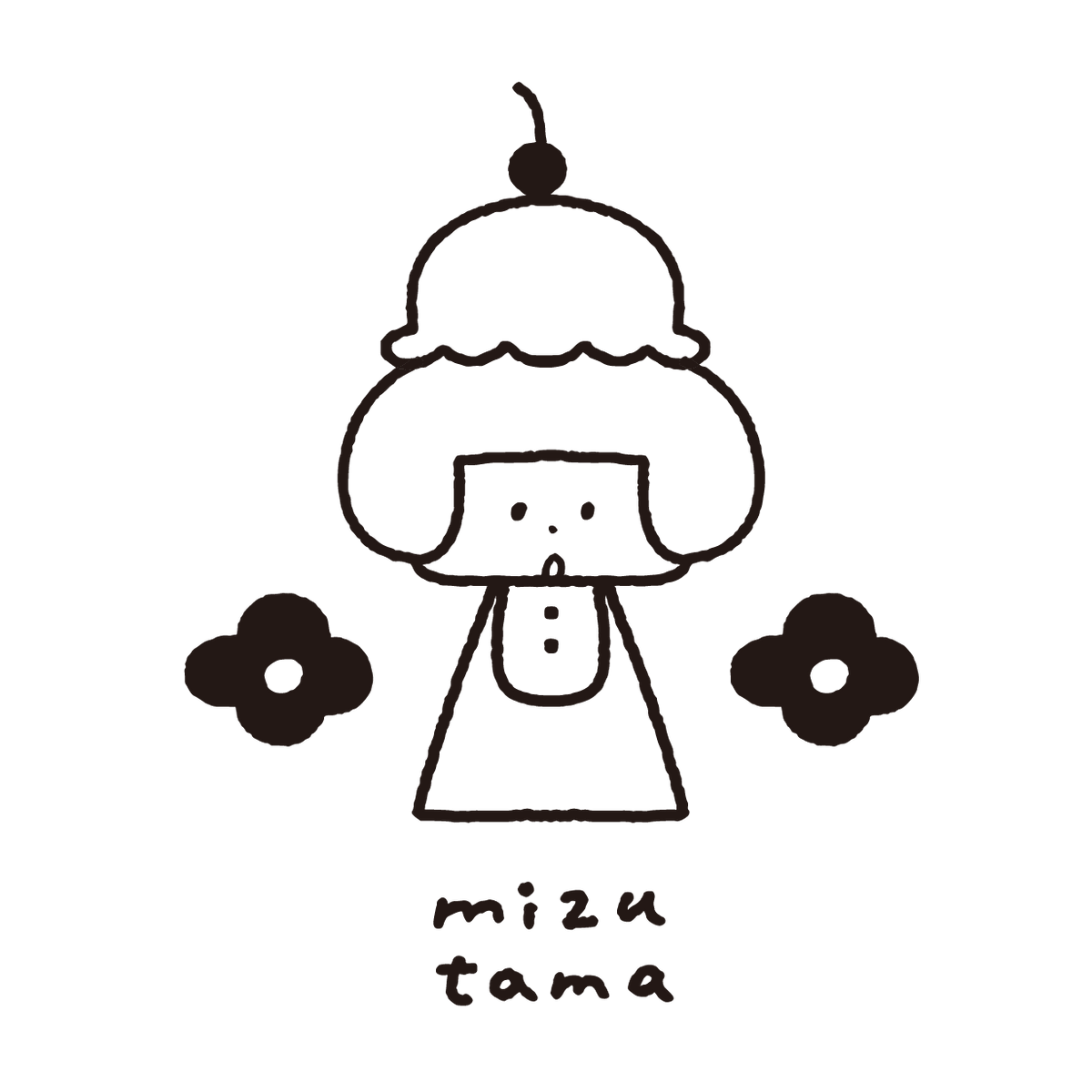 mizutamaさん イラスト箔押し – HININE NOTE ONLINE STORE